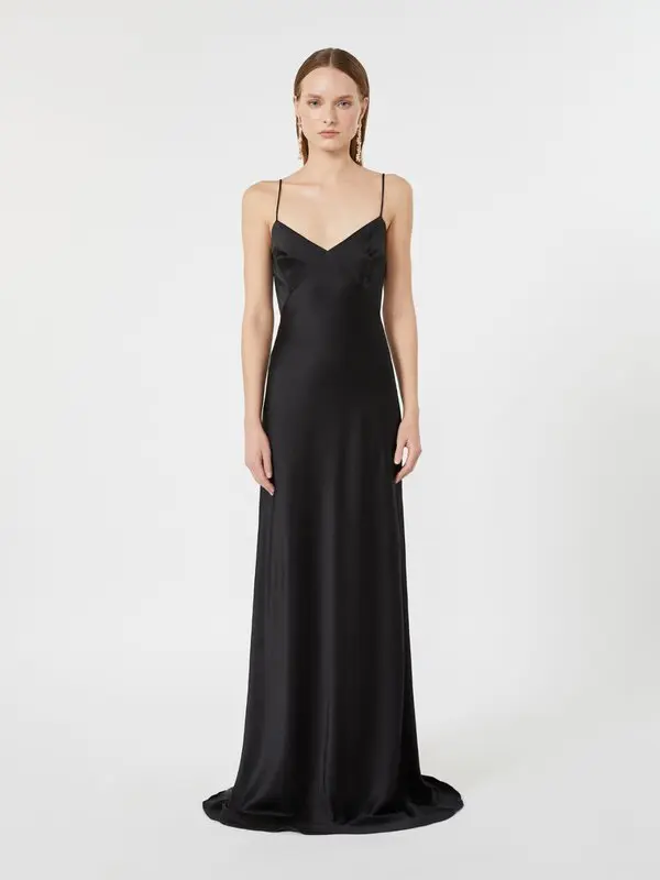 Max Mara Silk Satin Slip Dress