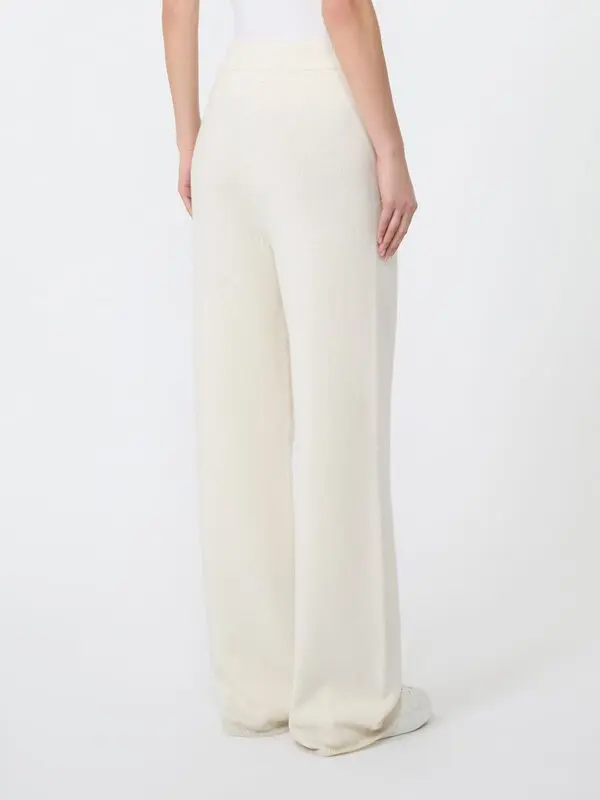 Max Mara Wide Cashmere Yarn Trousers