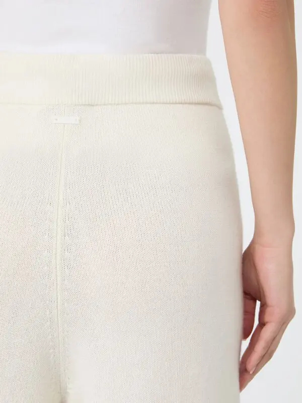 Max Mara Wide Cashmere Yarn Trousers