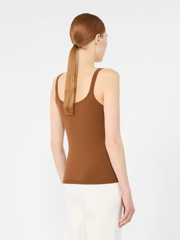 Max Mara Sleeveless Wool Yarn Sweater