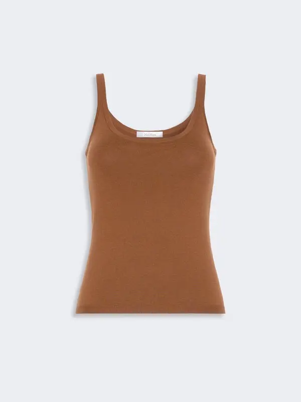 Max Mara Sleeveless Wool Yarn Sweater
