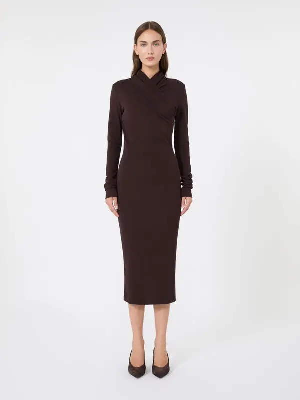 Max Mara Slim Fluid Jersey Dress