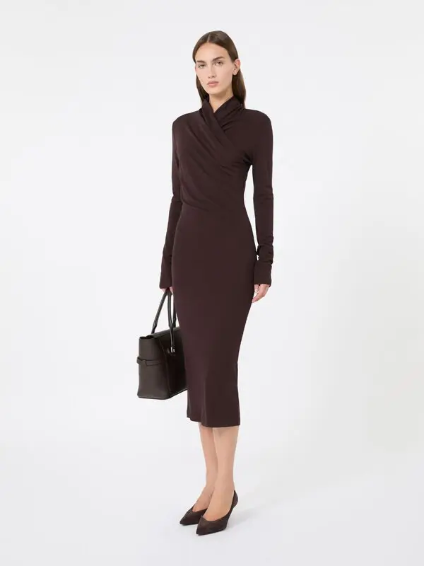 Max Mara Slim Fluid Jersey Dress