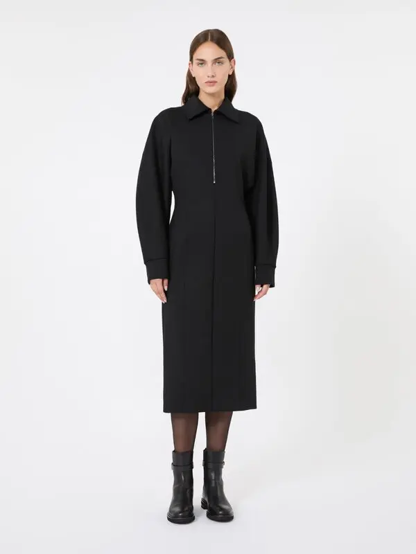 Max Mara Wool And Lyocell Jersey Dress