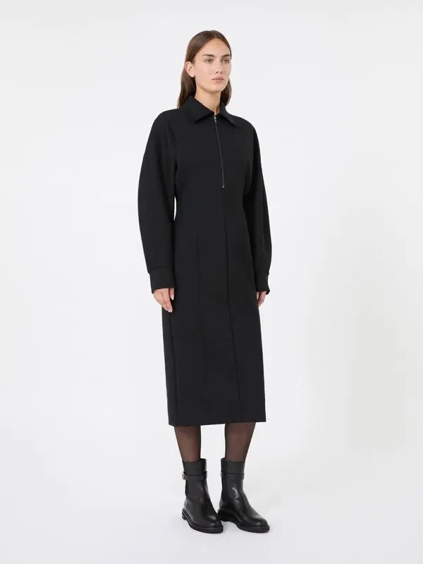Max Mara Wool And Lyocell Jersey Dress