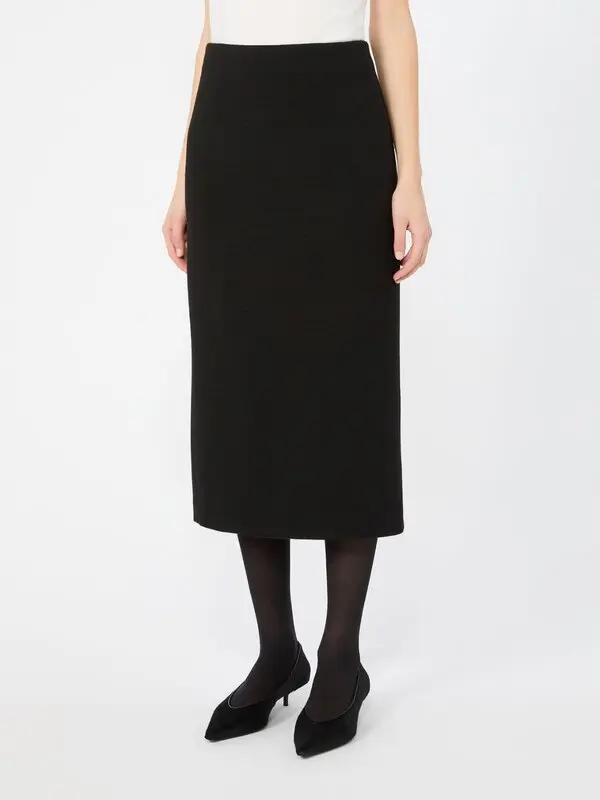 Max Mara Jacquard Jersey Midi Skirt