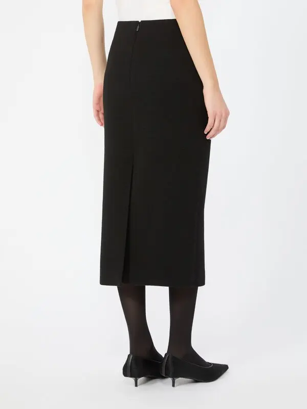Max Mara Jacquard Jersey Midi Skirt