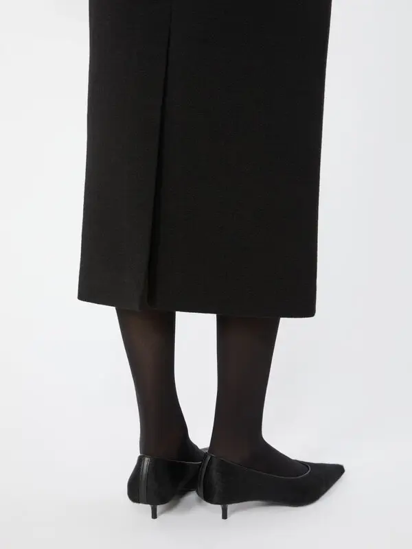 Max Mara Jacquard Jersey Midi Skirt