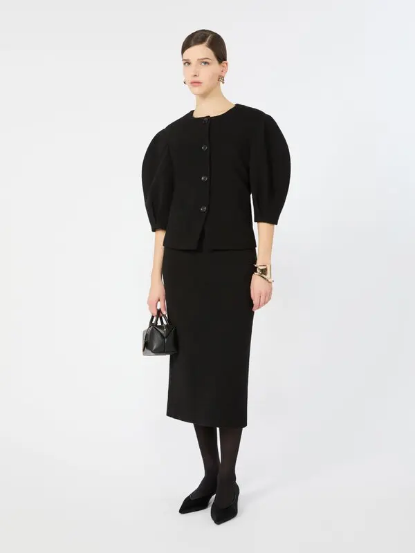Max Mara Jacquard Jersey Jacket