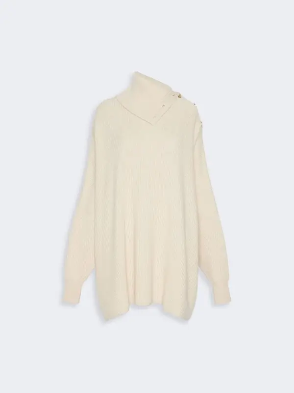 Max Mara Oversized Wool And Cashmere Dress