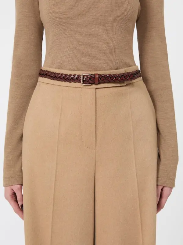 Max Mara Woven Leather Belt
