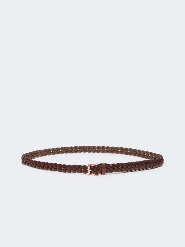 Max Mara Woven Leather Belt