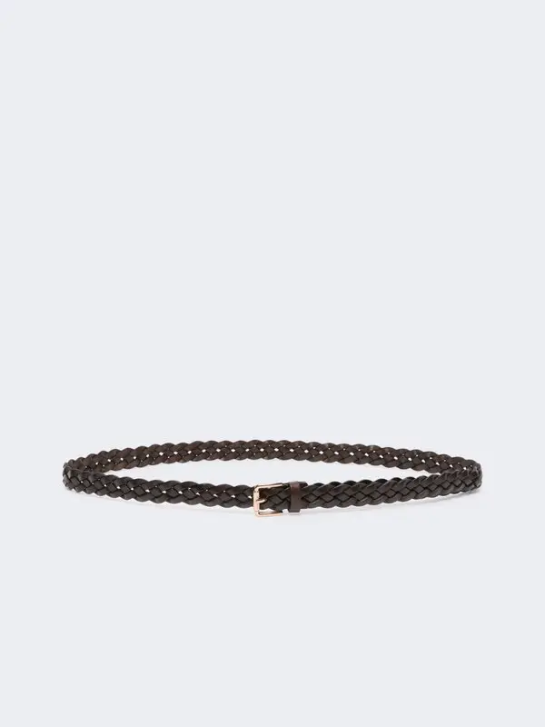 Max Mara Woven Leather Belt