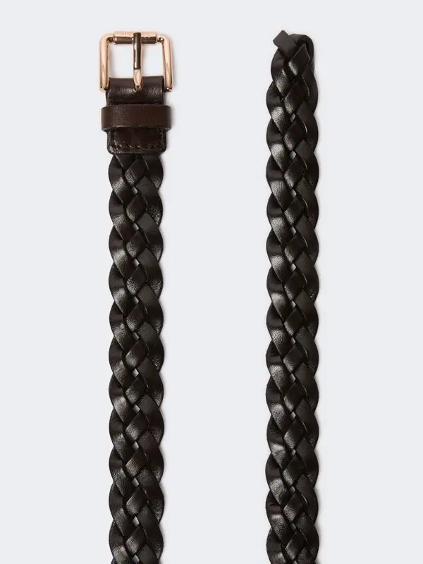 Max Mara Woven Leather Belt