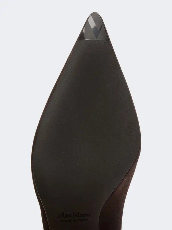 Max Mara Split Calf Leather Court Shoes