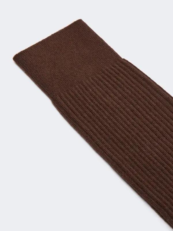 Max Mara Ribbed Cashmere Socks