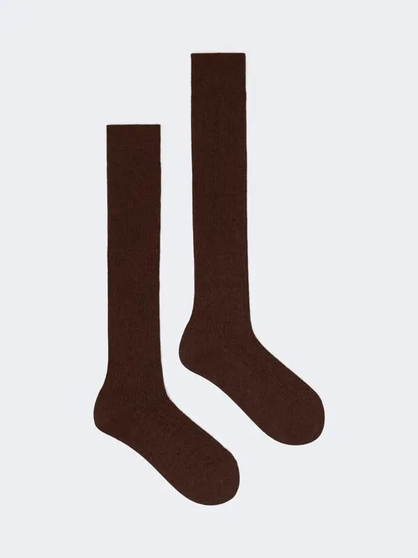 Max Mara Ribbed Cashmere Socks