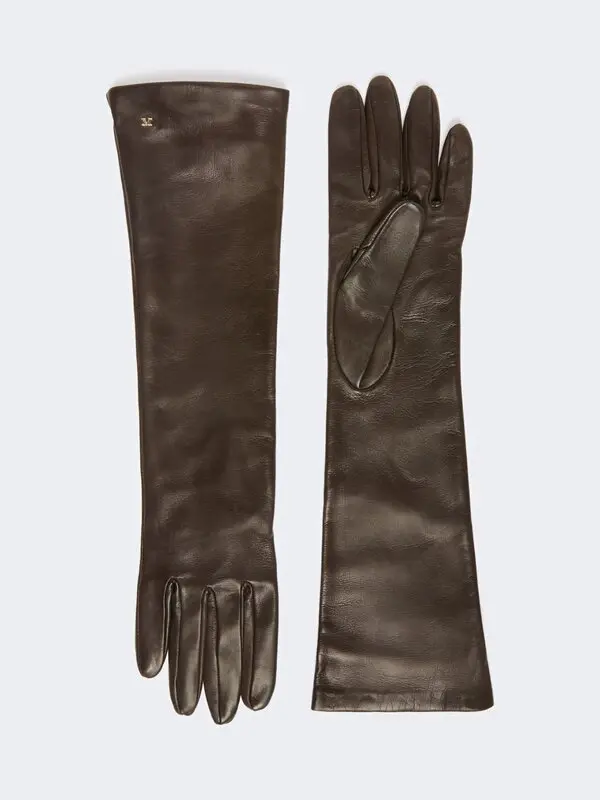 Max Mara Long Nappa-leather Gloves