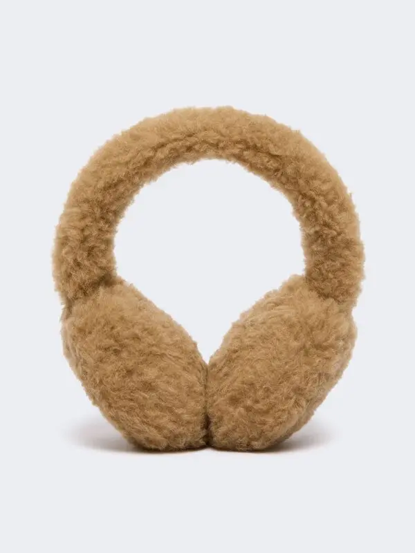 Max Mara Teddy Fabric Earmuffs