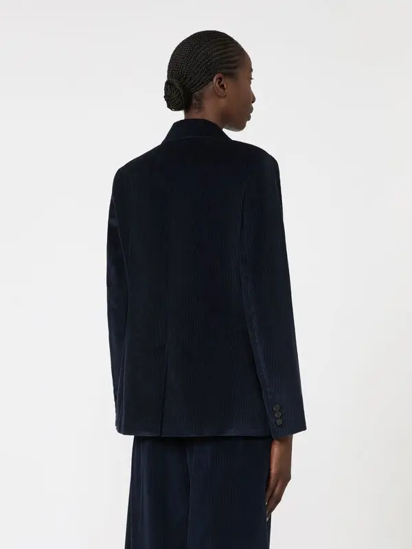 Max Mara Cotton Corduroy Velvet Blazer