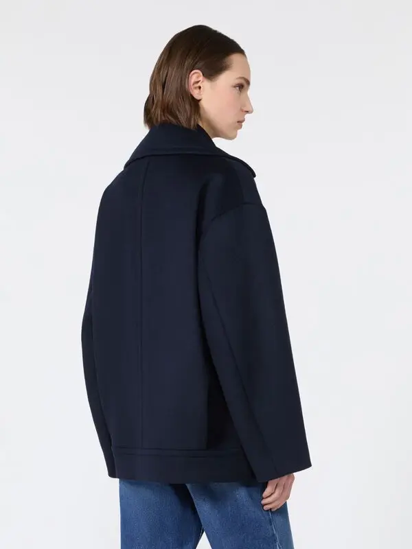 Max Mara Double-sided Wool Double-breasted Pea Coat