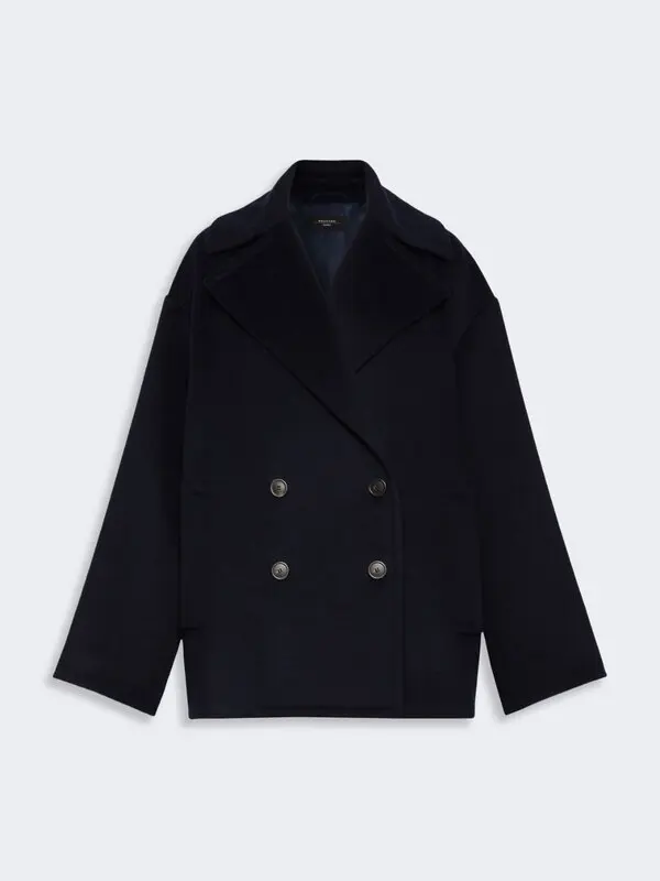 Max Mara Double-sided Wool Double-breasted Pea Coat