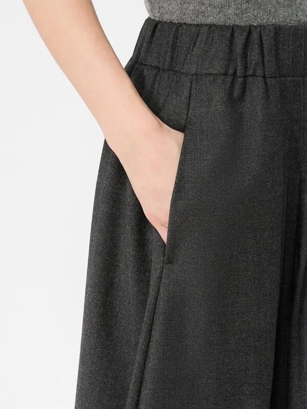 Max Mara Stretch Wool Flannel Skirt