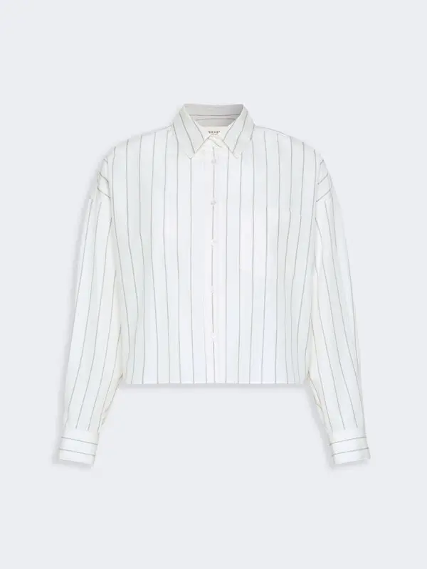 Max Mara Cotton Shirt With A Contrasting Back