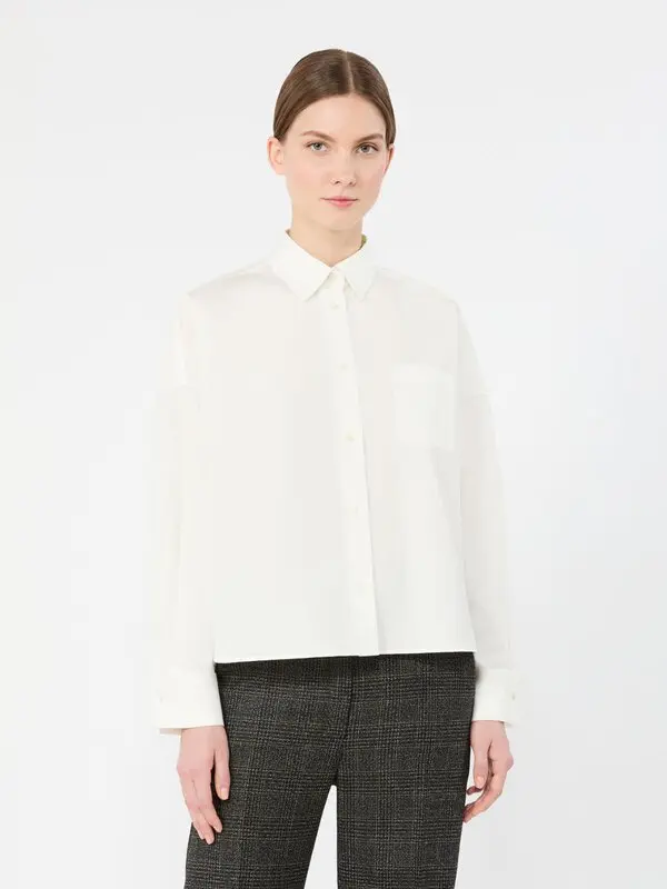 Max Mara Cotton Poplin Shirt