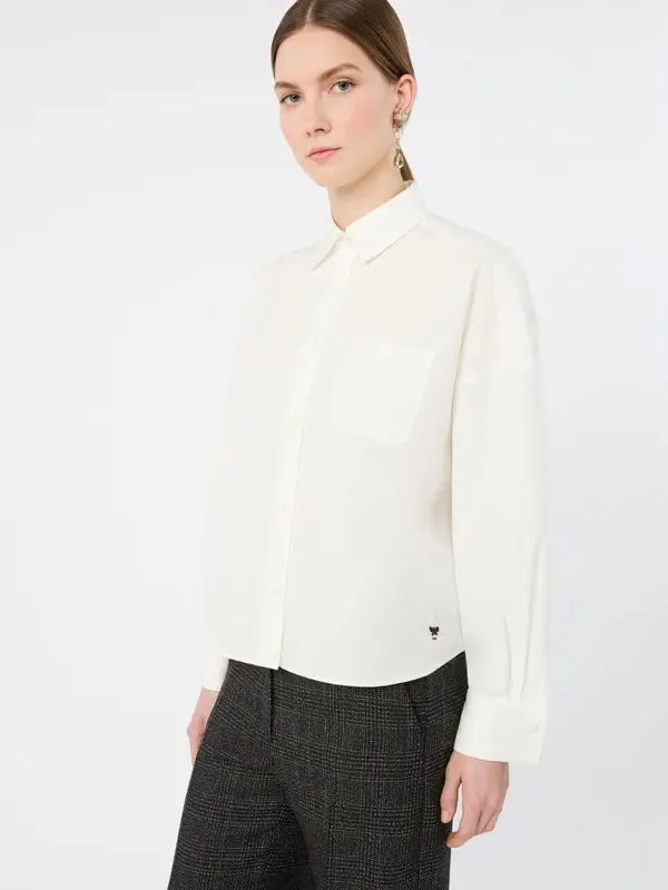 Max Mara Cotton Poplin Shirt