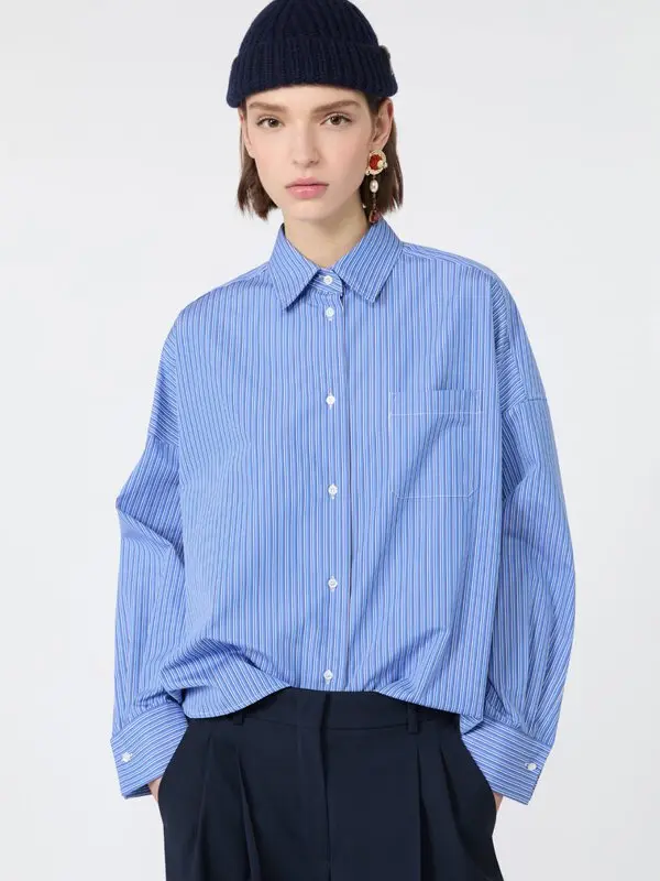 Max Mara Cotton Poplin Shirt