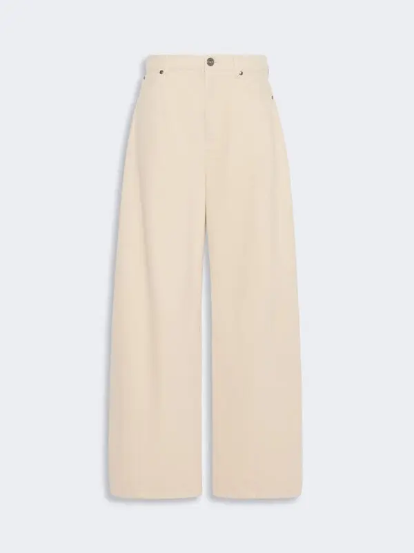 Max Mara Cotton Drill Trousers