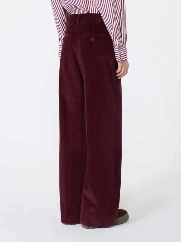 Max Mara Cotton Velvet Trousers