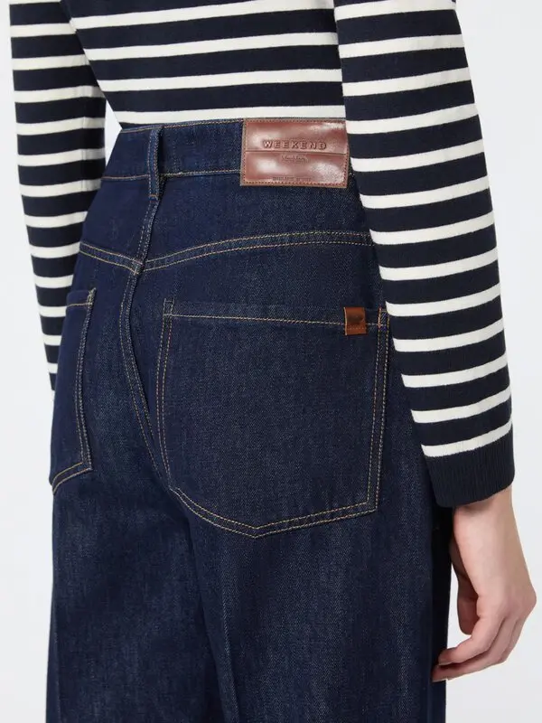 Max Mara Cotton Denim Palazzo Jeans