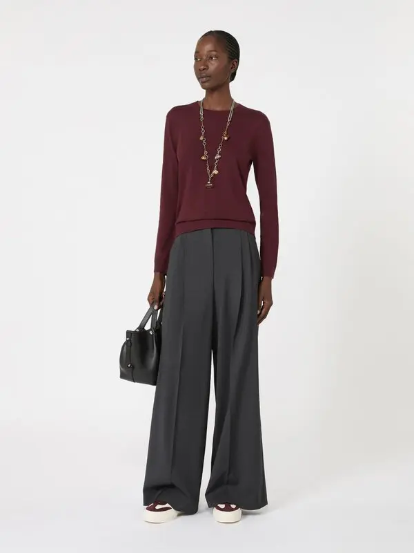 Max Mara Silk And Wool Yarn Sweater