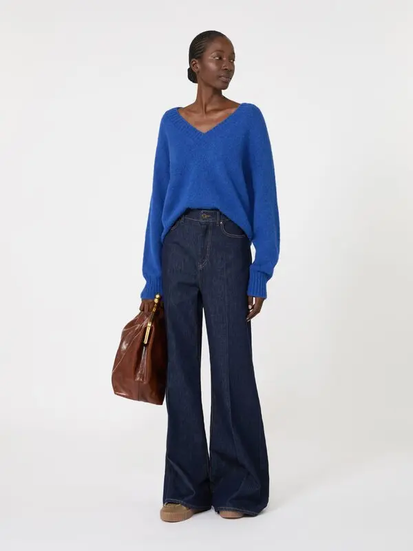 Max Mara Alpaca And Cotton Yarn Sweater