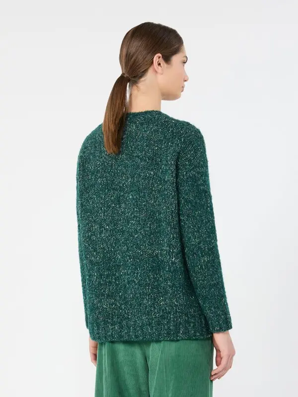 Max Mara Alpaca, Cotton And Wool Blend Sweater