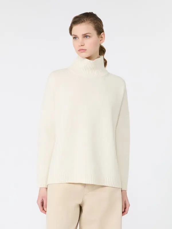 Max Mara Wool Knit Turtleneck Jumper