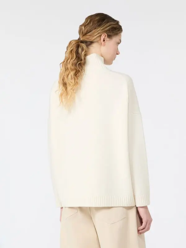 Max Mara Wool Knit Turtleneck Jumper