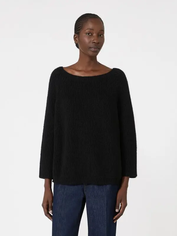 Max Mara Mohair Blend Knit Jumper - Black