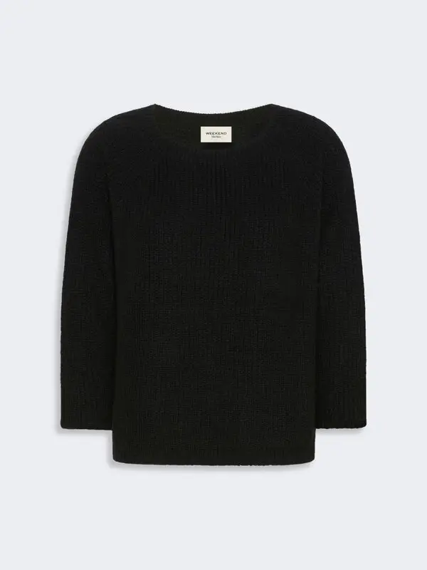 Max Mara Mohair Blend Knit Jumper - Black