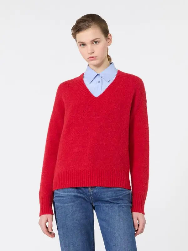 Max Mara Alpaca And Cotton Yarn Sweater