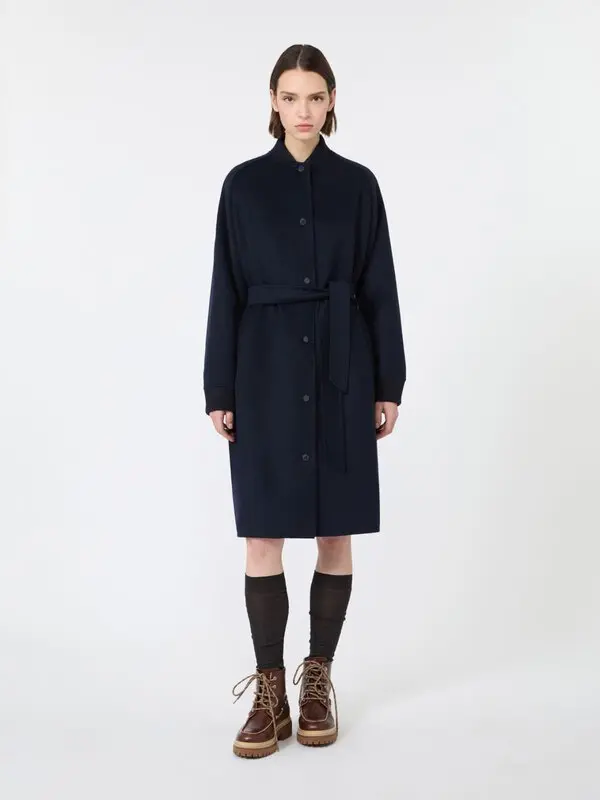 Max Mara Double-sided Wool Drap Coat