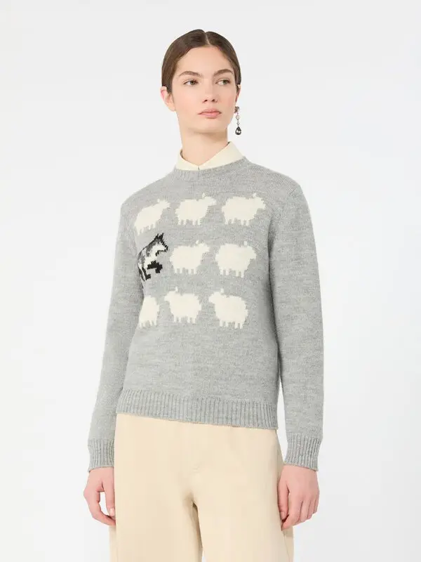 Max Mara Alpaca And Wool-blend Yarn Sweater