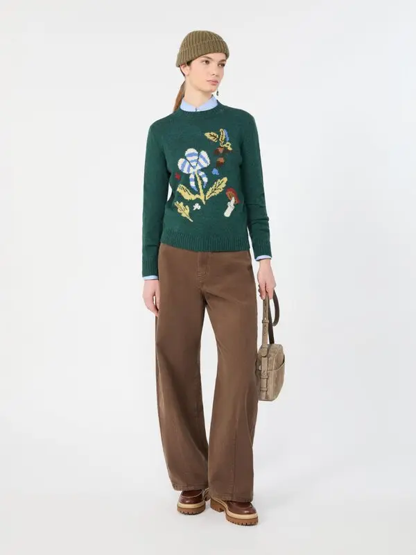 Max Mara Alpaca And Wool-blend Yarn Sweater