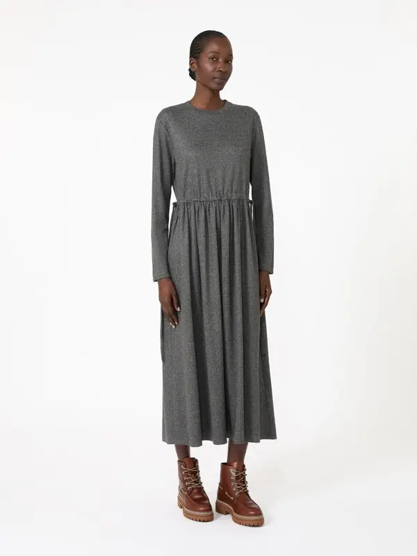 Max Mara Jacquard Jersey Long Dress