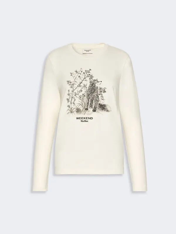 Max Mara Long-sleeved Jersey T-shirt