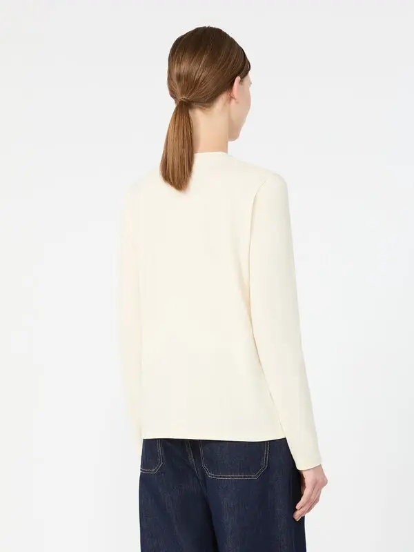 Max Mara Long-sleeved Jersey T-shirt
