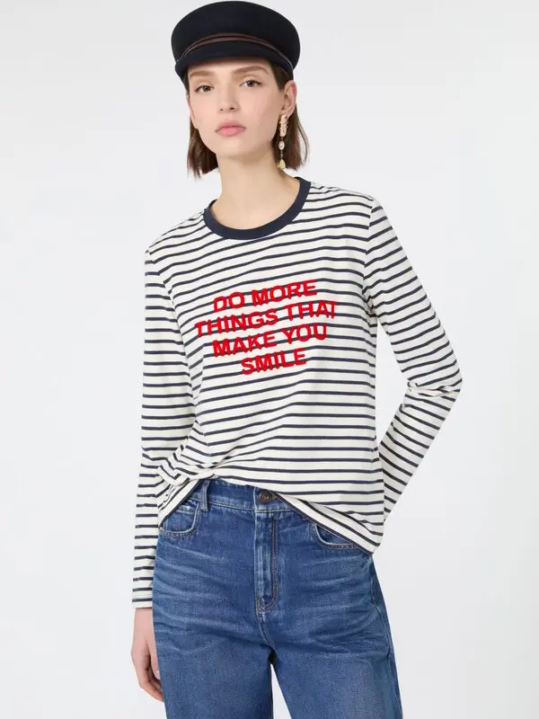 Max Mara Regular Fit Stretch Jersey T-shirt
