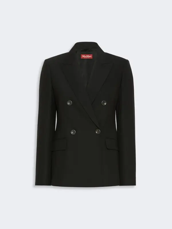 Max Mara Double-breasted Wool Twill Blazer